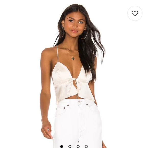 Tops | Revolve Superdown Satin Crop Top | Poshmark